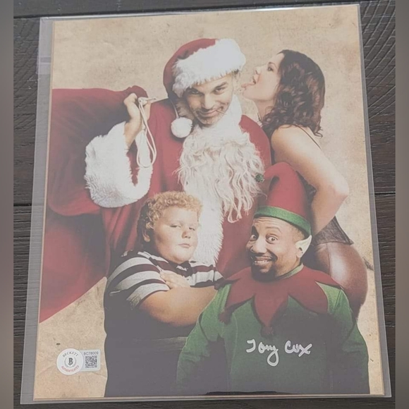 Art | Bad Santa 8x1 Photo Signed By Tony Cox | Poshmark